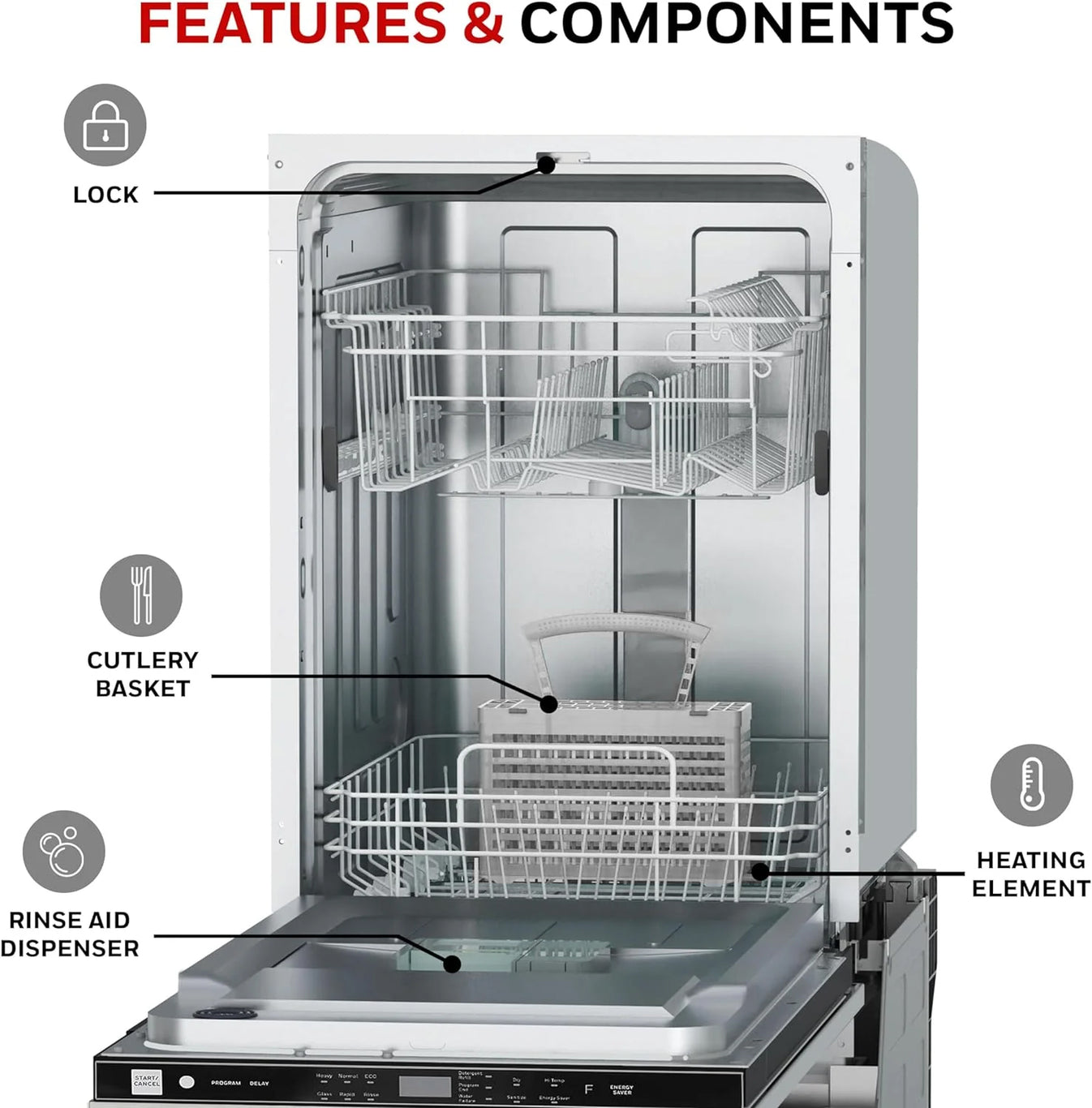 18 Inch Dishwasher – Honeywell Cooling Appliances